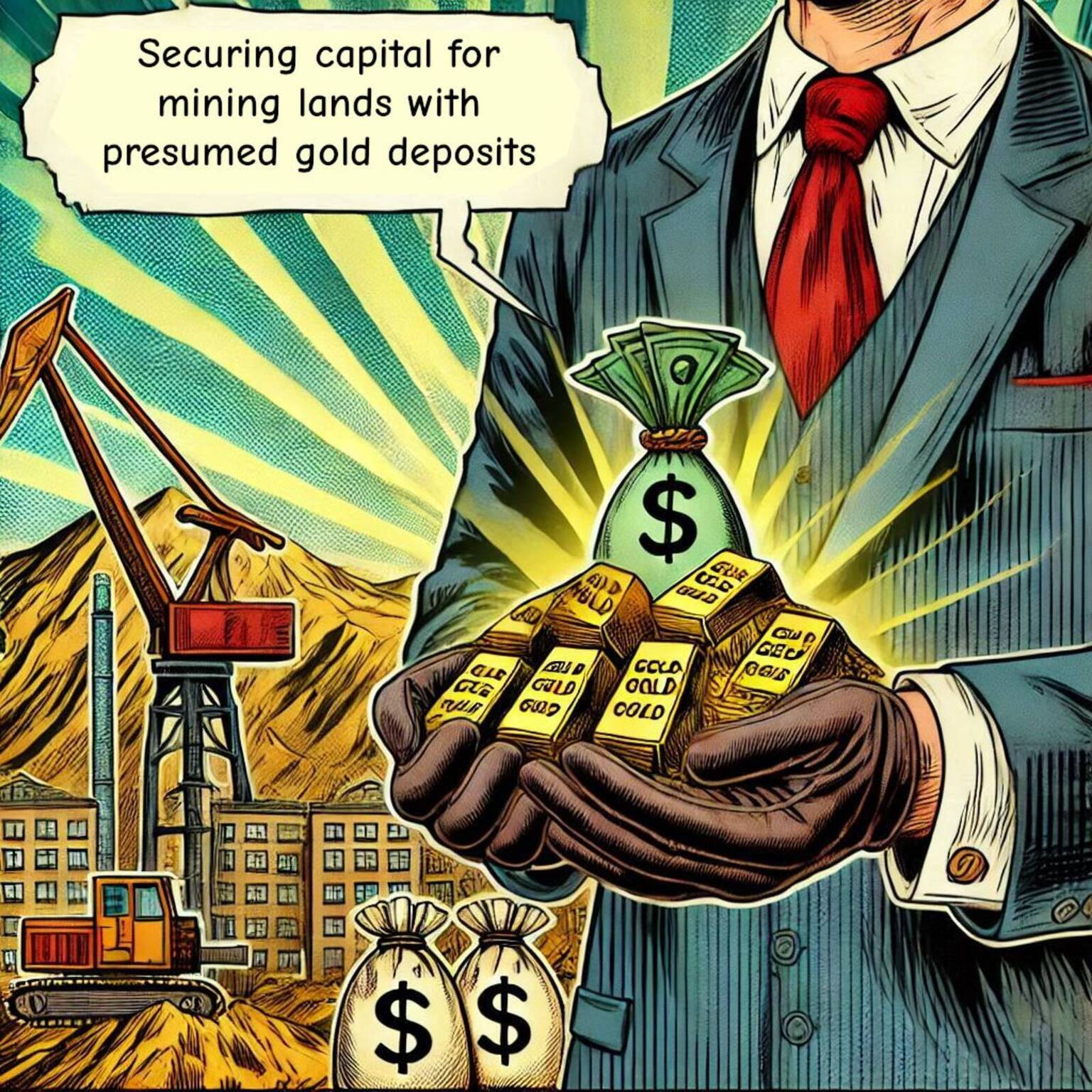Securing Capital for Mining Lands with Presumed Gold Deposits